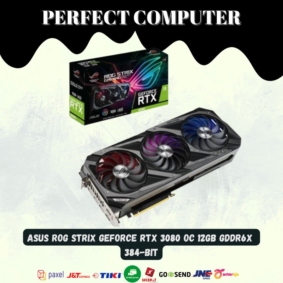Jual VGA ASUS ROG Strix GeForce RTX 3080 OC 12GB GDDR6X 384-bit | Shopee Indonesia