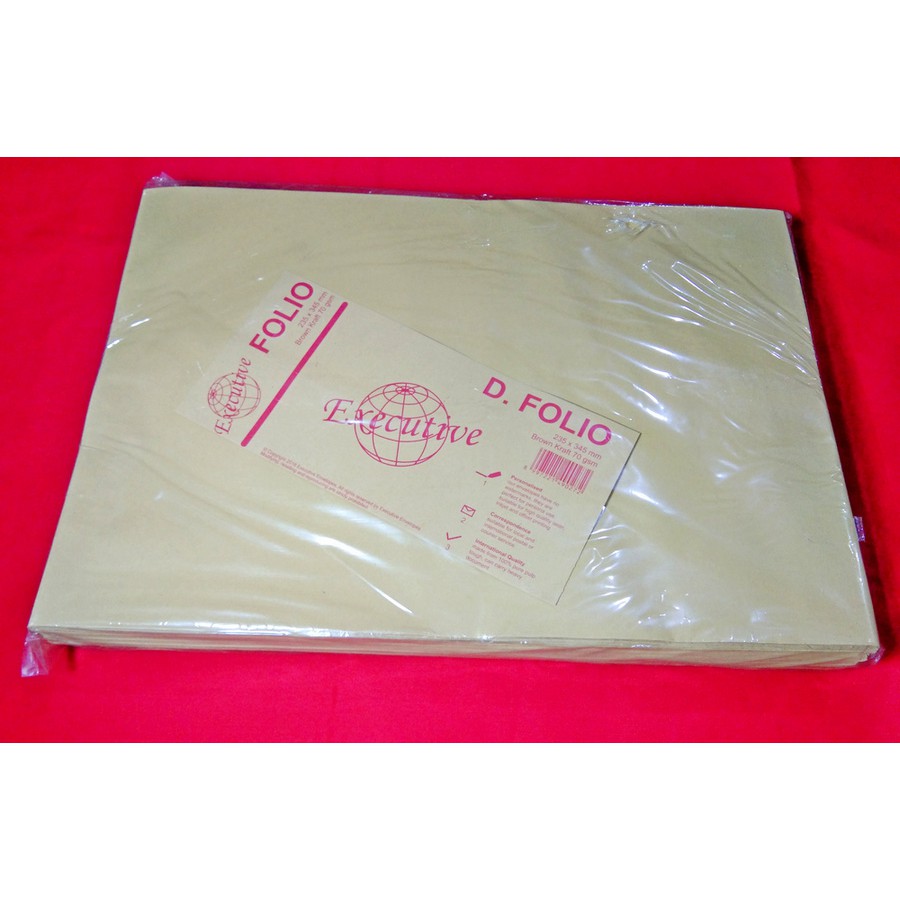 Jual Executive Amplop Coklat Folio ( 1 Pack - 100 Pcs ) | Shopee Indonesia