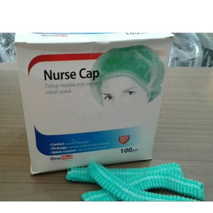Jual NURSE CAP ONEMED ISI 100 PCS / NURSE CUP ONEMED / HAIR NET ...
