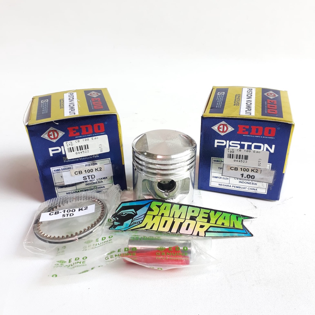 Jual Piston Kit Seher Seker Set Honda CB 100 EDO Oversize Standar 0 100 | Shopee Indonesia