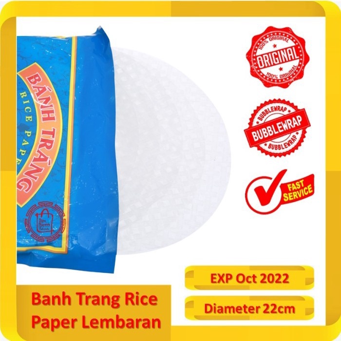 Jual Banh Trang Bich Chi Vietnam Rice Paper 22 cm (15 LEMBAR) | Shopee ...