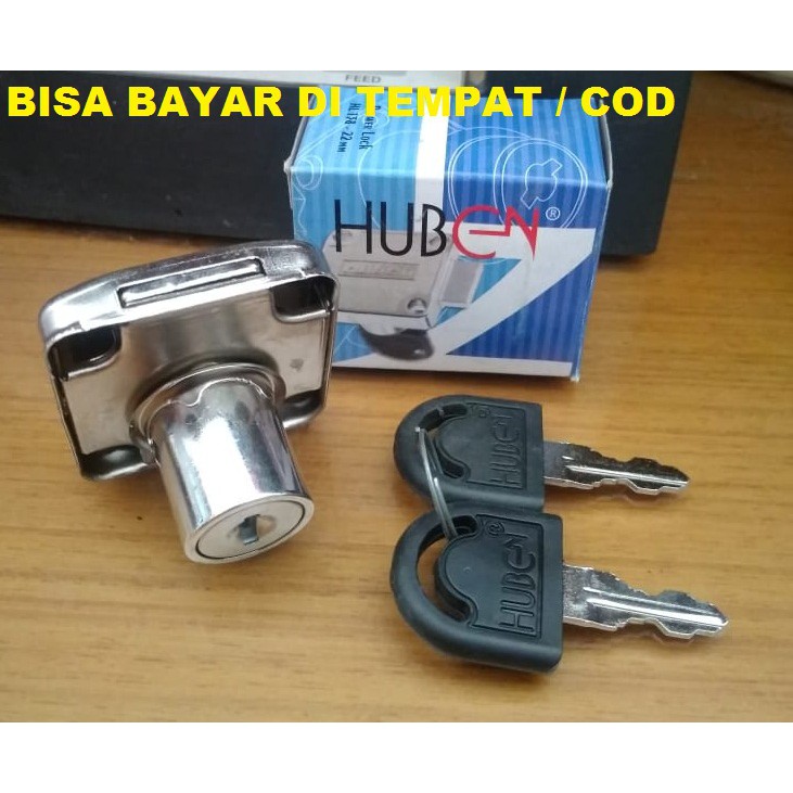 Jual KUNCI LEMARI / PINTU LEMARI / LOKER KERANGKA HUBEN 138-22 mm | Shopee Indonesia
