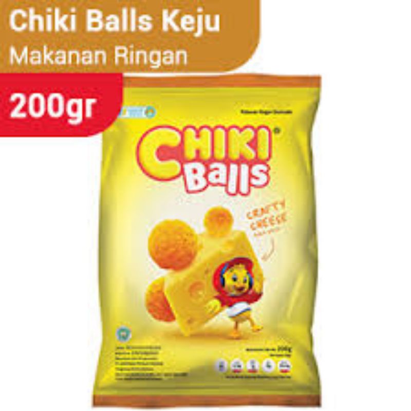 Jual Chiki Balls Rasa Keju 200gram (Kemasan besar) | Shopee Indonesia