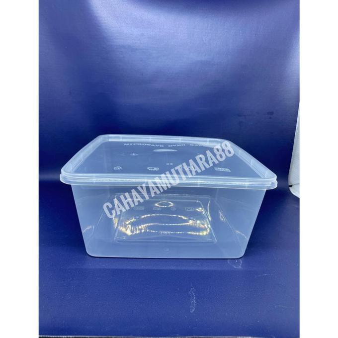 Jual Thinwall Kotak Makan Persegi Box Mika Dm 1500ml Shopee Indonesia