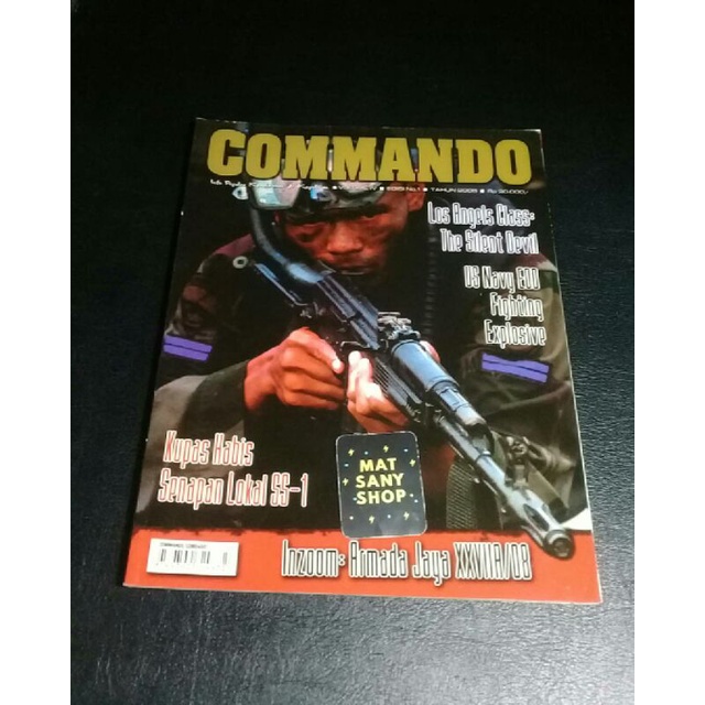 Jual MAJALAH MILITER COMMANDO VOLUME IV NO 1 TAHUN 2008 ORIGINAL | Shopee Indonesia