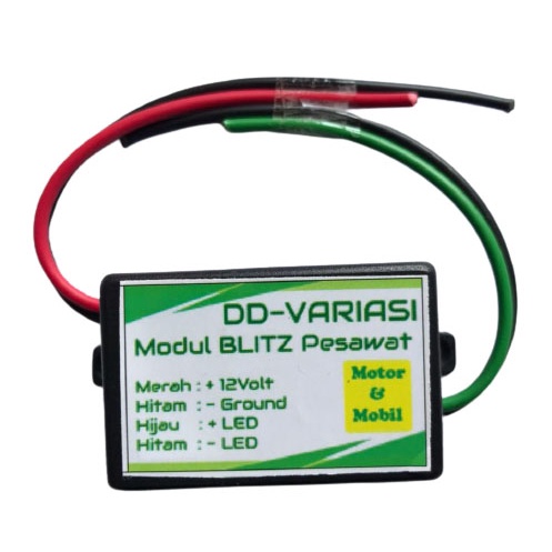 Jual MODUL LED BLITZ KEDIP PESAWAT (12-VOLT, MOTOR DAN MOBIL) | Shopee ...