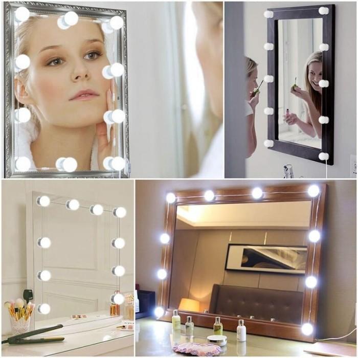 Jual Light Bohlam Lampu Cermin Rias Makeup Vanity Mirror Kaca Rias 10 ...