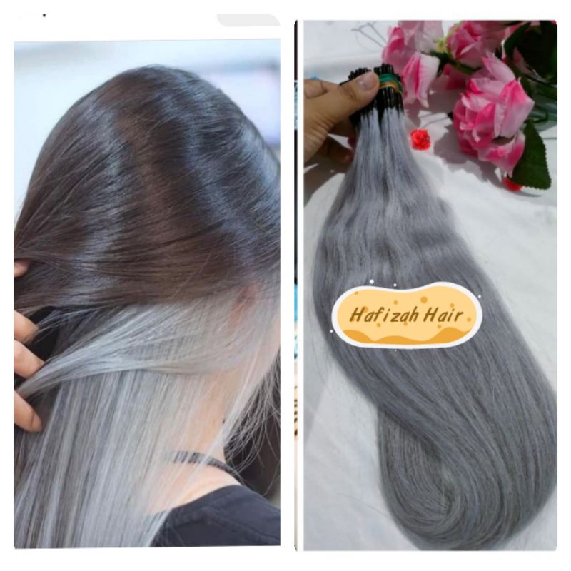 Jual HARGA PER HELAI Rambut Sambung Asli | Hair Extension Ukuran 60cm ...