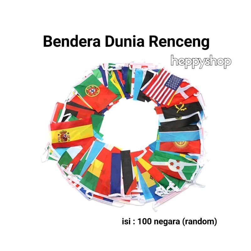 Jual Bendera Negara Dunia Renceng | Shopee Indonesia