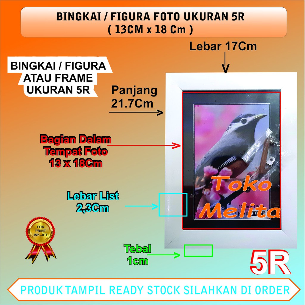 Jual Frame Foto 5R Bingkai Foto 5R Figura 5R | Shopee Indonesia