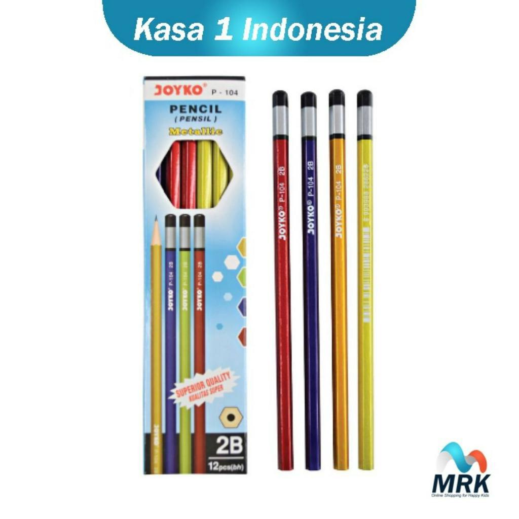 Jual Pensil Metallie 2B Super Quality isi 12 Pcs | Shopee Indonesia