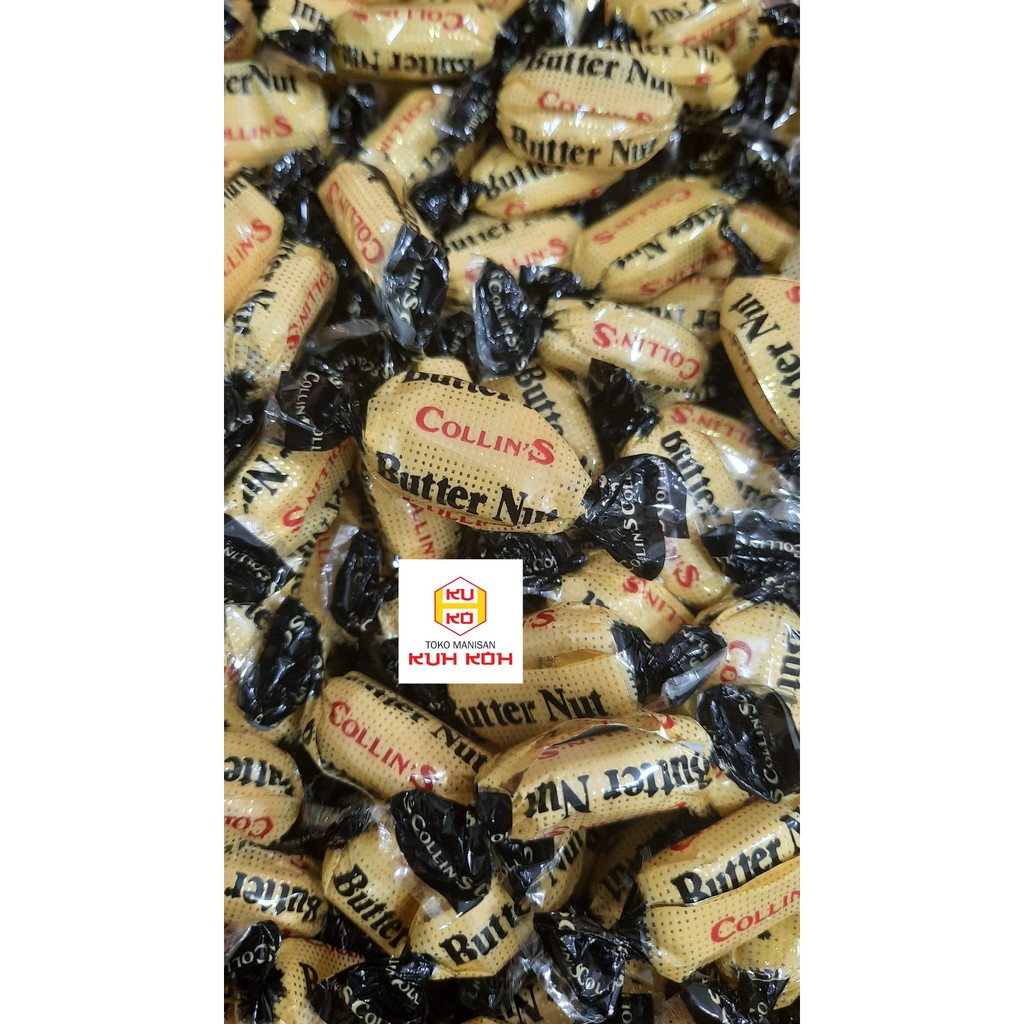 Jual Permen Kacang Collins Butter Nut @500gr | Shopee Indonesia