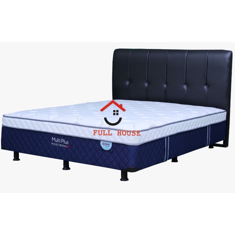Jual (fullhouse furniture) set central springbed multibed multiplus pocket spring kasur divan ...