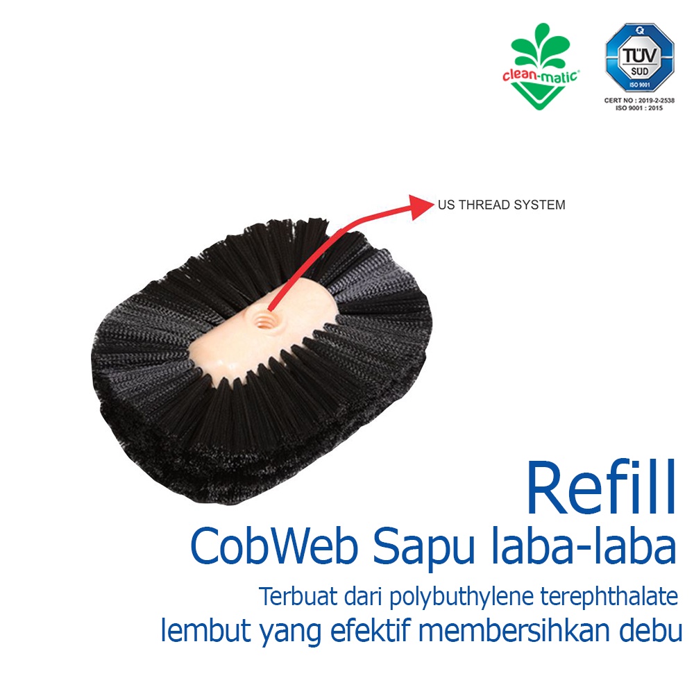 Jual Pusapu Refill Sapu Plafon Sapu Langit Sapu Laba Rakbol cobweb ...