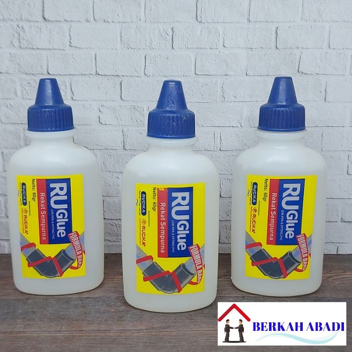 Jual Lem Pipa PVC Rucika Ru Glue 60 gr | Shopee Indonesia