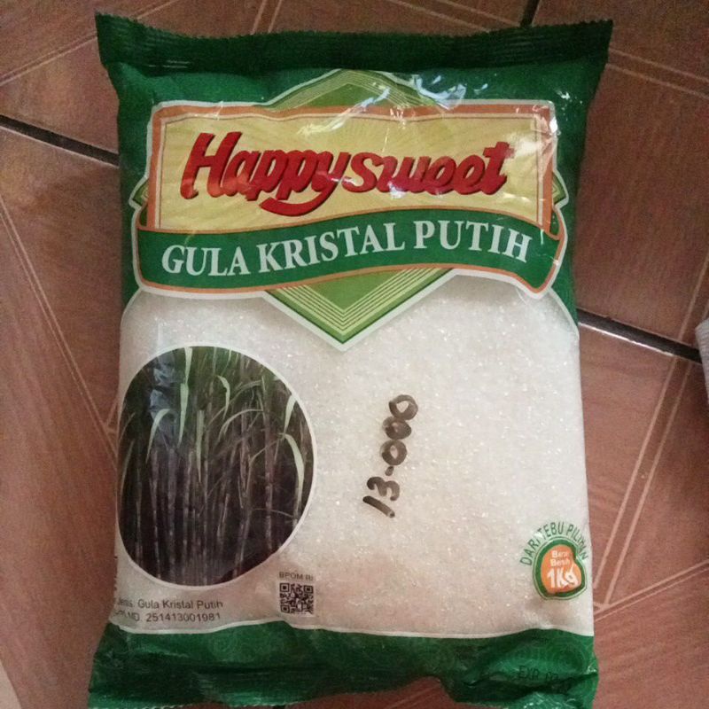 Jual Happy sweet gula kristal 1 kg | Shopee Indonesia