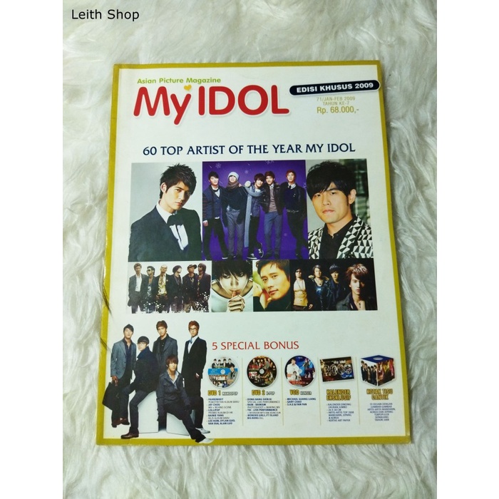 Jual Majalah Asian My Idol 60 Top Artists of The Year Asia Bekas ...