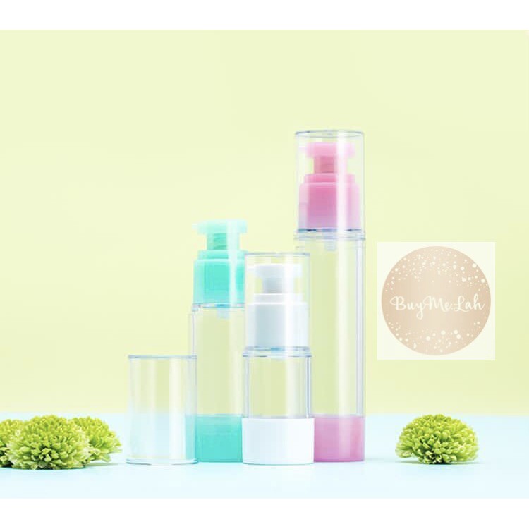 Jual 15ml 30ml 50ml Botol Airless Pump BIG SIZE Lotion dan Spray/sabun ...