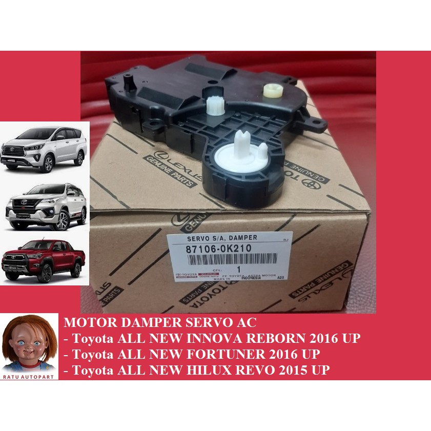 Jual MOTOR AC SERVO DAMPER TOYOTA ALL NEW INNOVA REBORN VENTURER ...