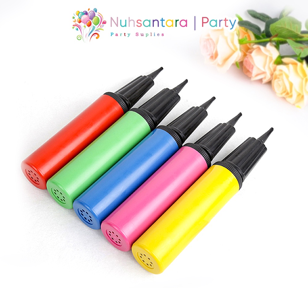 Jual Pompa Balon Pompa Balon Manual Tangan Warna Warni | Pompa Tangan ...