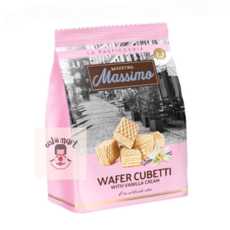 Jual Maestro Massimo Wafer Cubetti Vanilla Bag / wafer italy / wafer ...