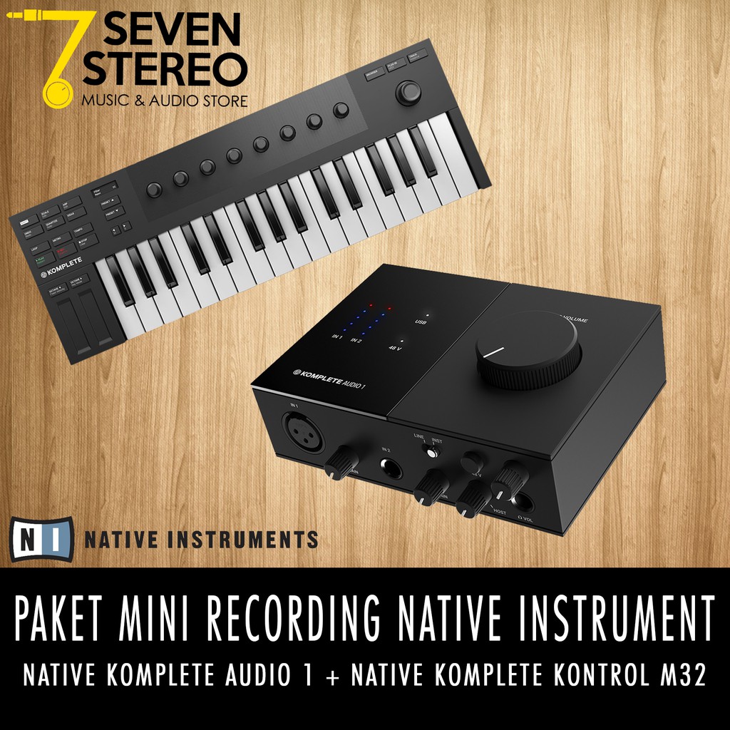 Jual Paket Recording Soundcard - MIDI Controller Native Instrument ...