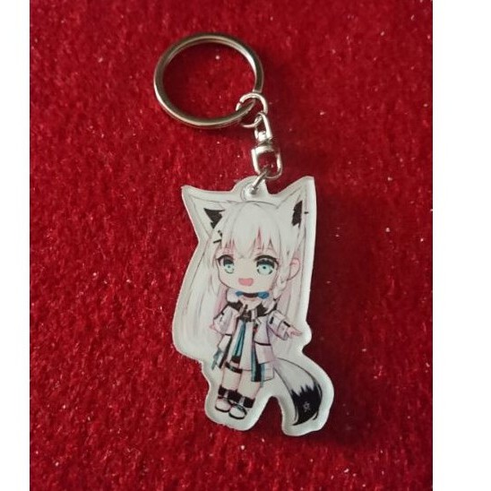 Jual Gantungan Kunci Keychain Fubuki Shirakami Hololive | Shopee Indonesia