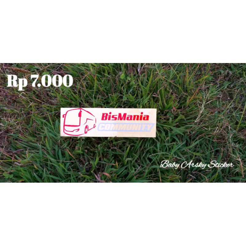 Jual STICKER BIS MANIA COMMUNITY | Shopee Indonesia