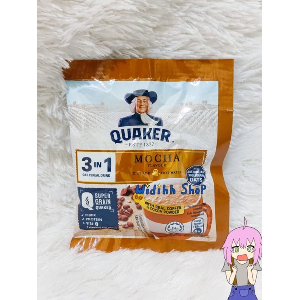 Jual Quaker 3 in 1 Malaysia / Quaker 3in1 Coklat / Vanilla / Berry ...