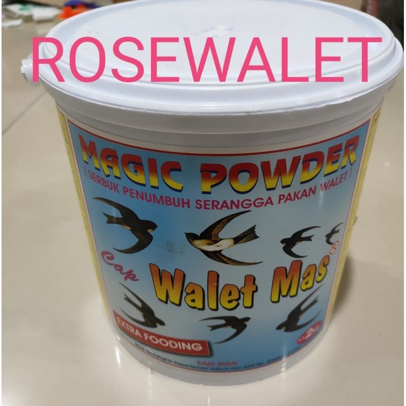 Jual PAKAN WALET MAGIC POWDER CAP WALET MAS 2 KG | Shopee Indonesia