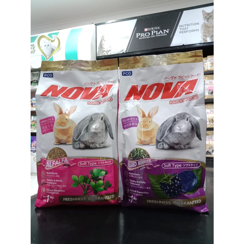 Jual NOVA RABBIT FOOD 1KG / MAKANAN KELINCI | Shopee Indonesia