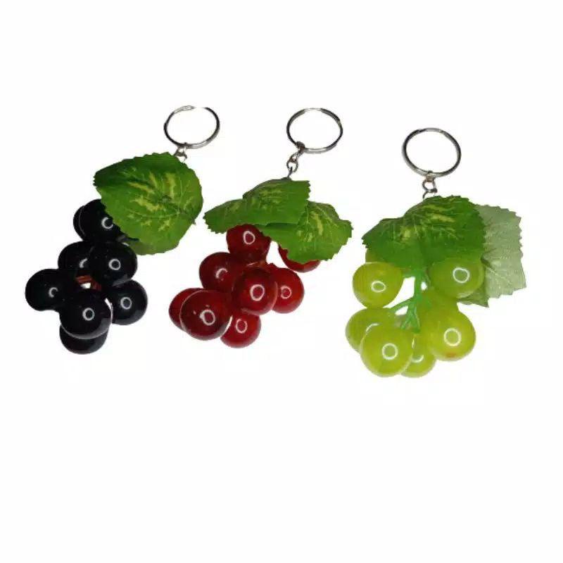 Jual GANTUNGAN KUNCI BUAH ANGGUR KEY CHAIN GRAPES | Shopee Indonesia