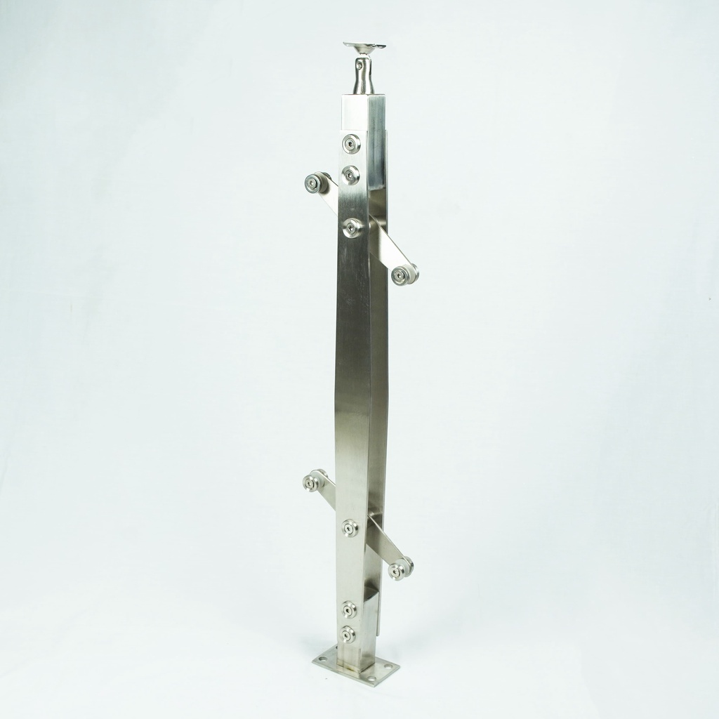 Jual Tiang Railing Tangga Minimalis Strip Stainless Kaca 202 & 304 ...