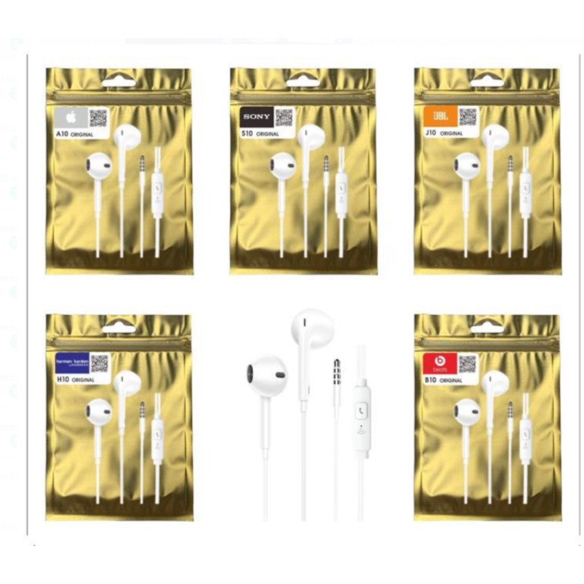 Jual SONY S10 - Headset Branded Seri 10 Packing Plastik Universal HF ...