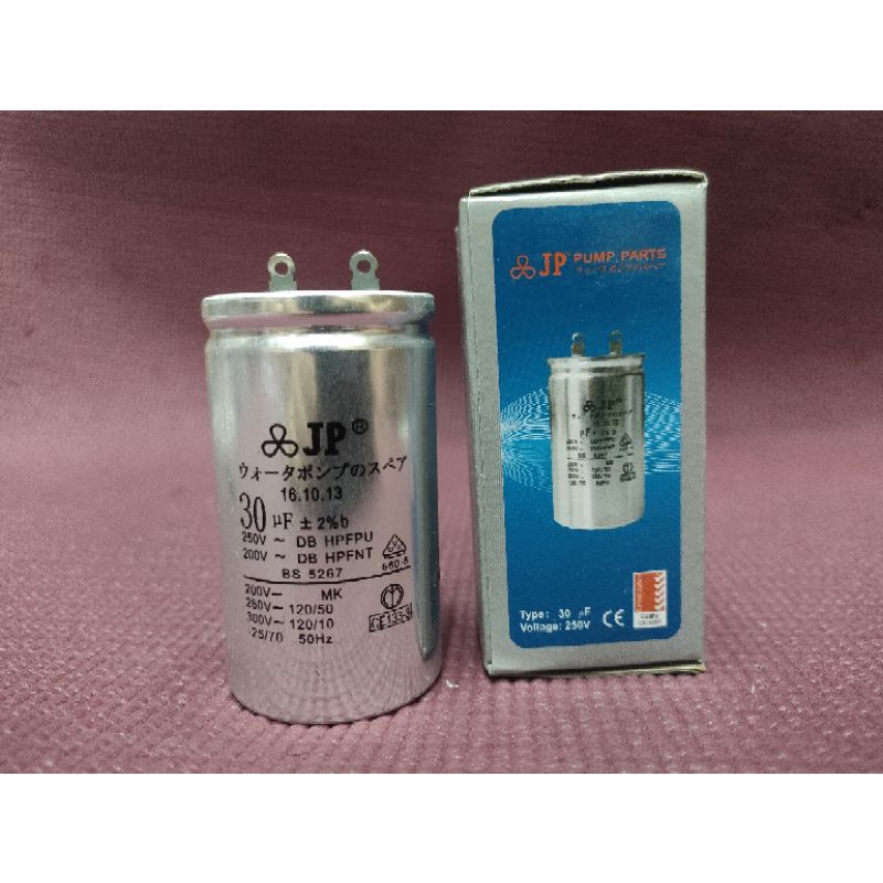 Jual JP kapasitor aluminium 2 pin 30uf 250V Kapasitor kaleng model colok 30uf 250V | Shopee ...