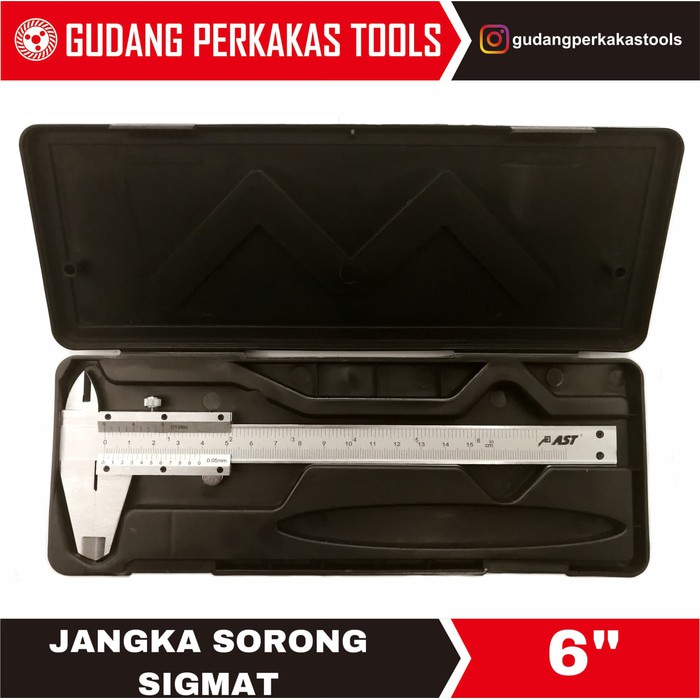 Jual SBO Jangka sorong/ skitmat/ sigmat/ caliper 6 AST BURUAN | Shopee Indonesia