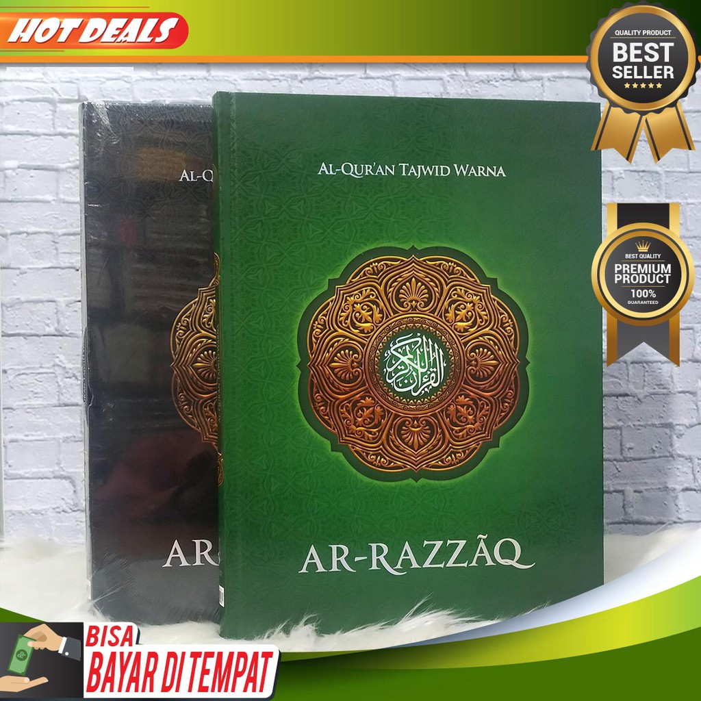 Jual Al-Quran tajwid lansia Ar-Razzaq, Alquran mushaf Ar-Razaq, Al ...