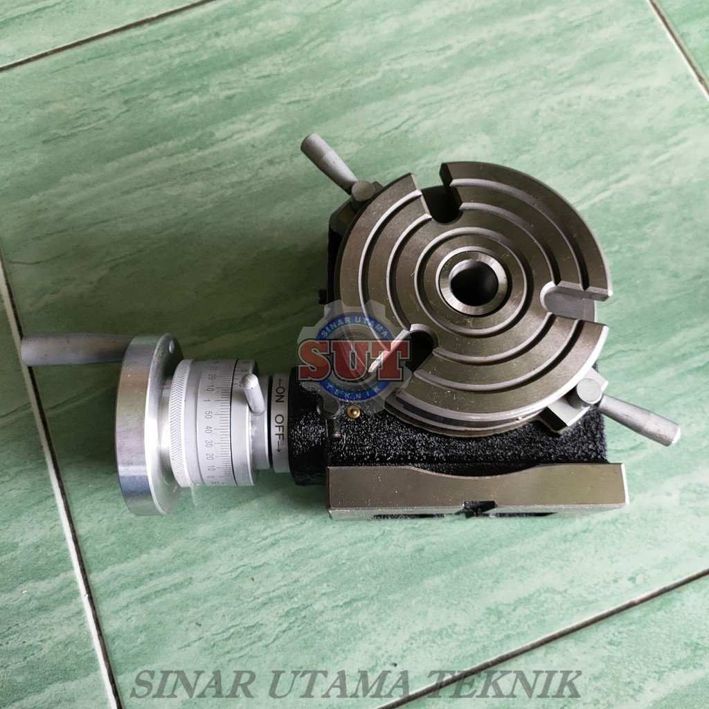 Jual Rotary table 4 inch Meja Putar Milling Vertical Horizontal ...