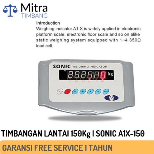 Jual TIMBANGAN LANTAI DIGITAL 150KG SONIC A1X, KETELITIAN 10G FLOOR SCALE | Shopee Indonesia