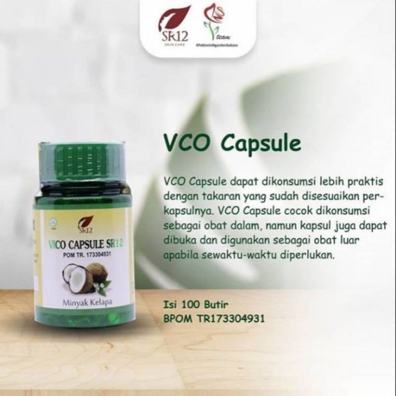Jual VCO Kapsul SR12 Virgin Coconut Oil Minyak Kelapa | Shopee Indonesia