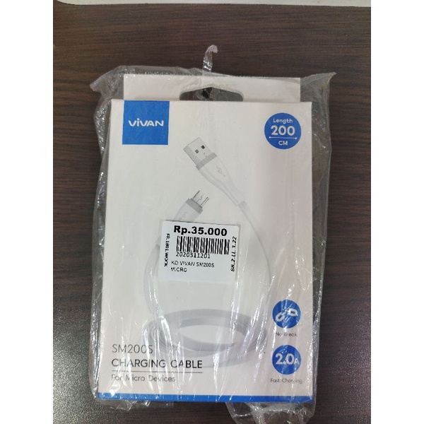 Jual KABEL DATA MICRO MURAH 200cm atau 2 METER | Shopee Indonesia