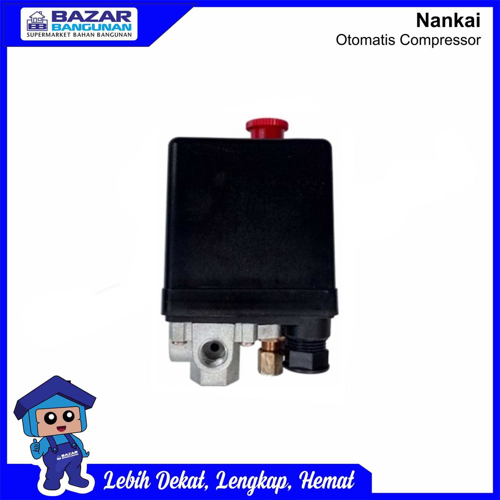 Jual Nankai - Otomatis Kompressor / Air Pressure Switch 4 Way | Shopee ...