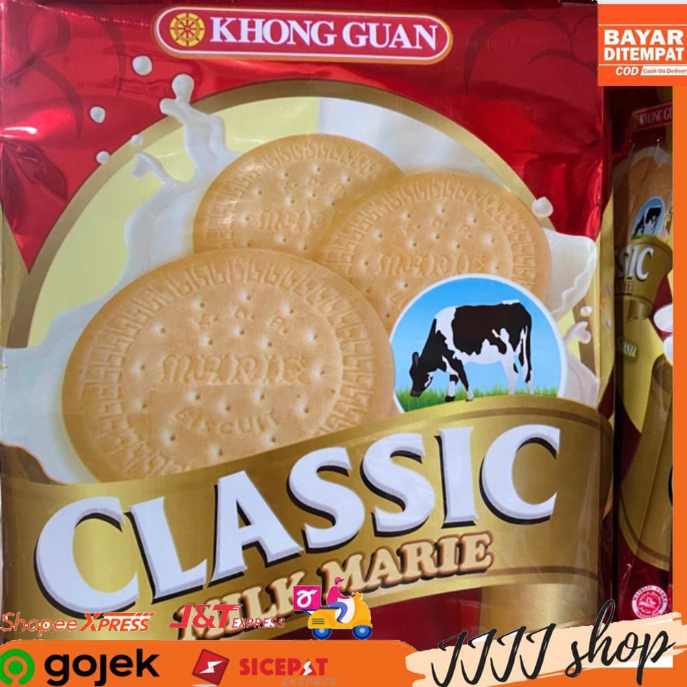 Jual Khong Guan Classic Milk Marie Biskuit Regal Rasa Susu Kemasan Plastik 375gr | Shopee Indonesia