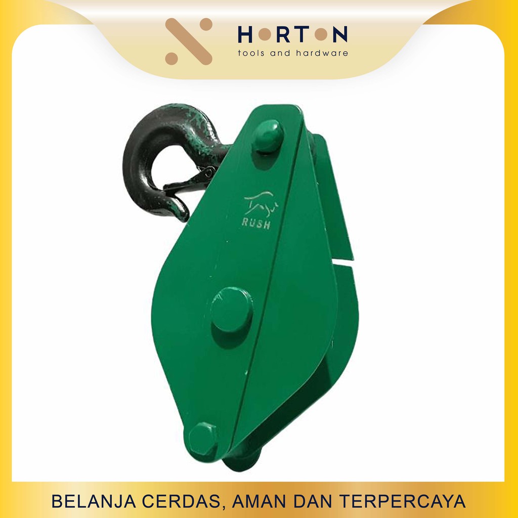 Jual Pulley Block 1 ton 4 Inch / Katrol Kapal Barang Derek | Shopee ...