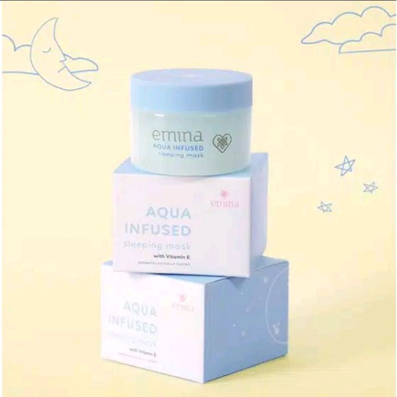 Jual EMINA AQUA INFUSED SLEEPING MASK | Shopee Indonesia