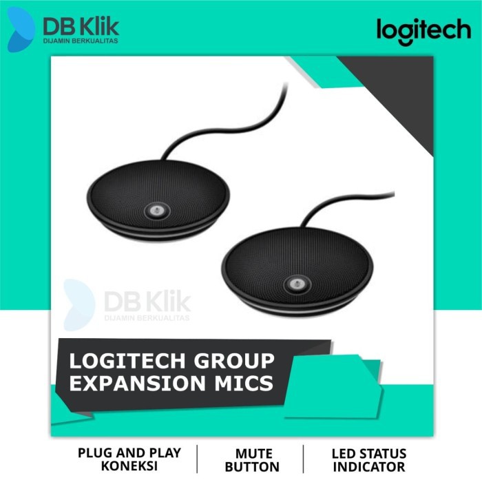 Jual Logitech GROUP Expansion Microphone | Logitech GROUP MIC Expansion ...