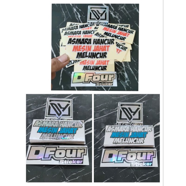 Jual STICKER ASMARA HANCUR MESIN JAHAT MELUNCUR CUTTING | Shopee Indonesia