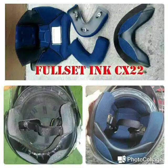 Jual Busa helm ink cx 22/cx22 dan busa helm ink Centro fullset 1set ...