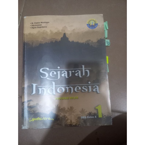 Jual Buku Sejarah Indonesia 1 SMA Kelas X Program Wajib Yudhistira | Shopee Indonesia