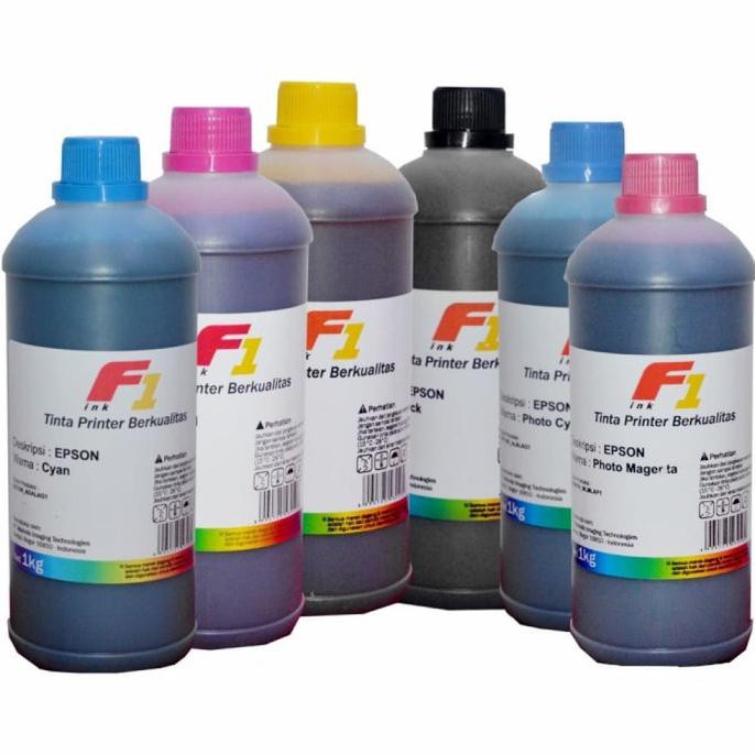 Jual Produk Terbaik] Tinta Dye Base F1 Ink 1 Liter Refill Printer Epson ...